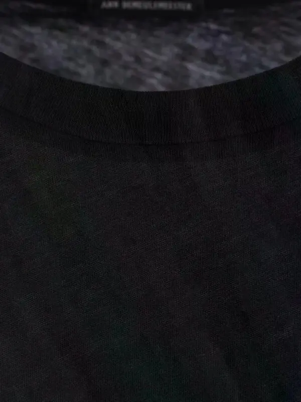 ANN DEMEULEMEESTER Tie-detail T-shirt