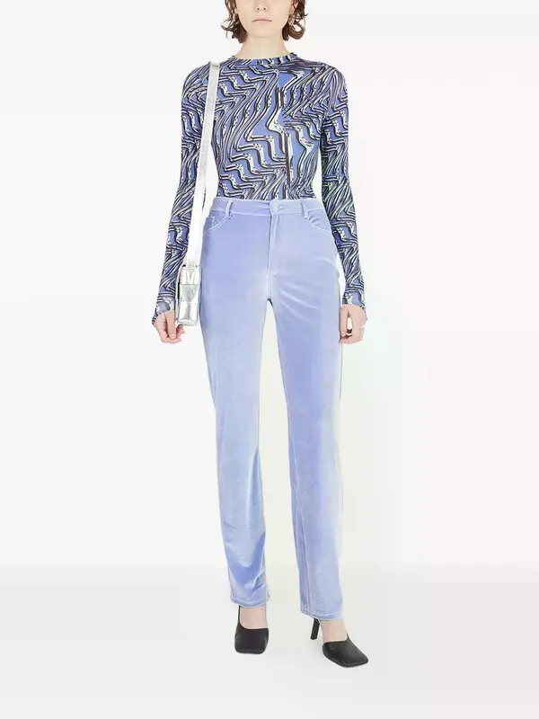 MAISIE WILEN Velvet Five-pocket Trousers