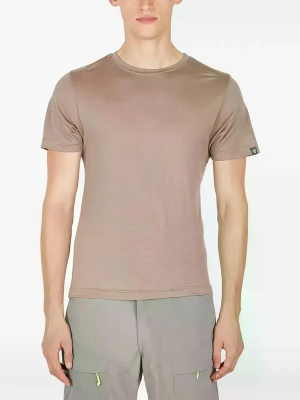 OSTRYA Crew-neck T-shirt - Brown