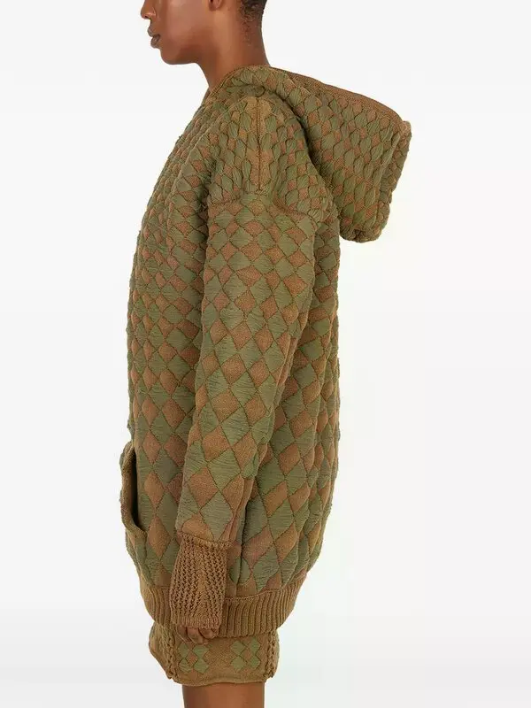 ISA BOULDER Quilted Hoodie
