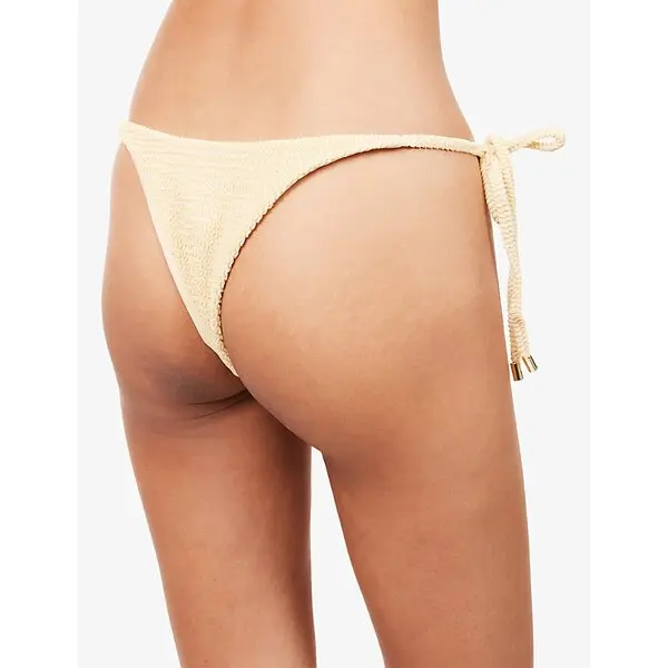 Monday Swimwear Palma Crinkled Bikini Bottoms