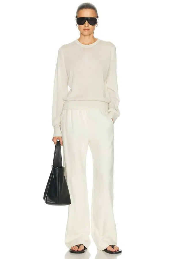 Wardrobe.NYC Fine Knit Pullover