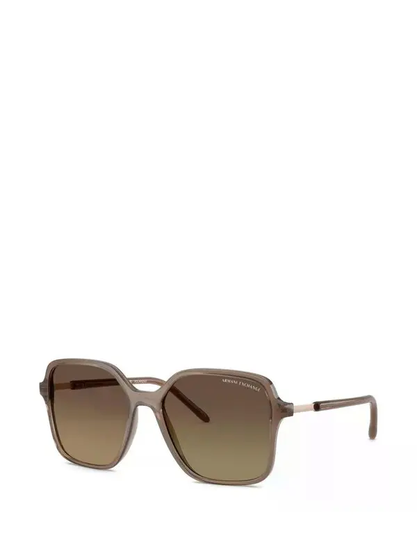 Armani Exchange Square Frame Sunglasses - Neutrals