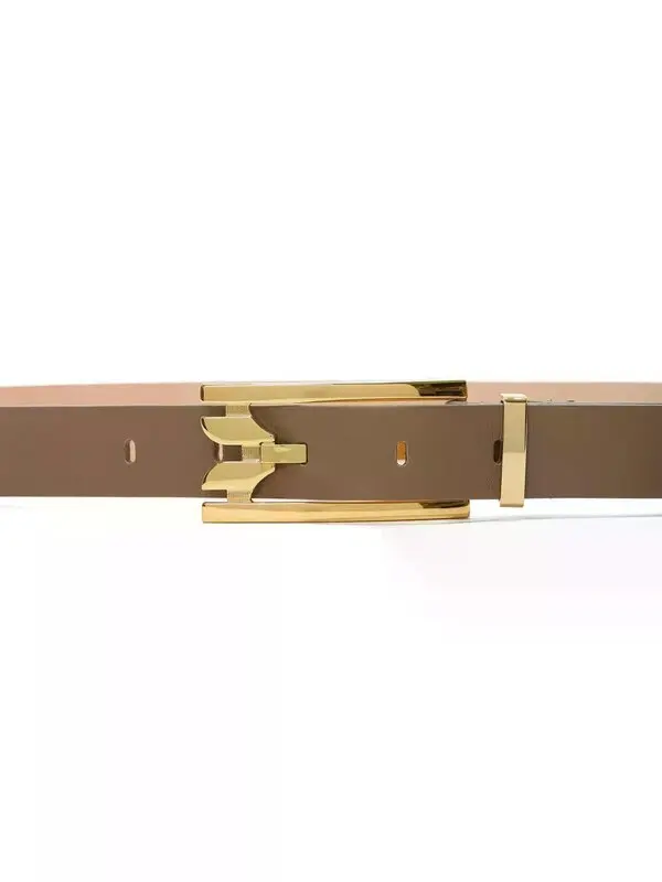 Victoria Beckham Dorian Pin-buckle Belt - Brown