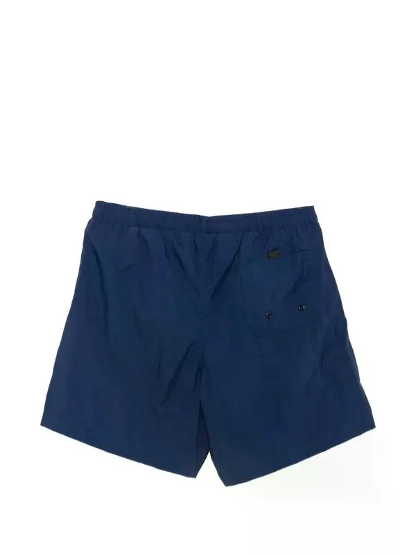 Aspesi Drawstring Swim Shorts With Logo Patch