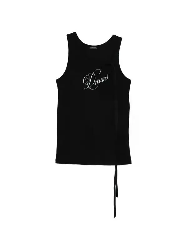 ANN DEMEULEMEESTER Seva Graphic Print Tank Top