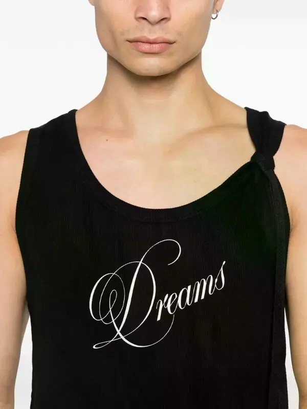 ANN DEMEULEMEESTER Seva Graphic Print Tank Top