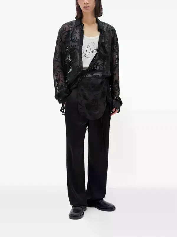 ANN DEMEULEMEESTER Mark Floral Pocket Shirt