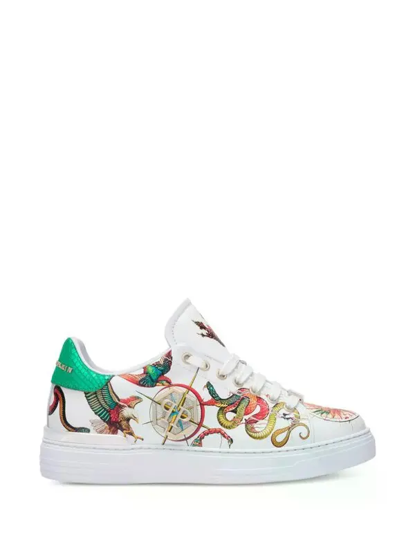 Philipp Plein Printed Low-top Sneakers