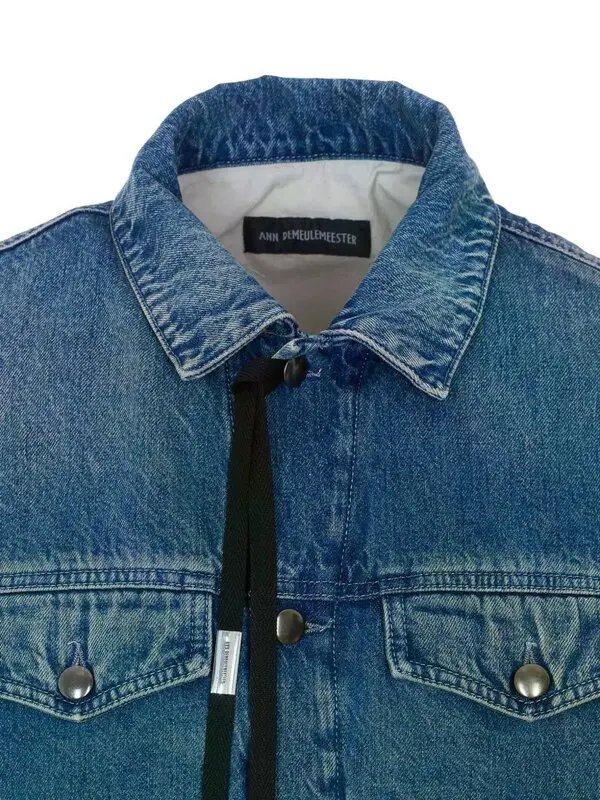 ANN DEMEULEMEESTER Sleeveless Denim Gilet