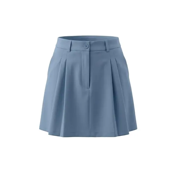 KING NAKED Lavender Embroidered Mini Skirt