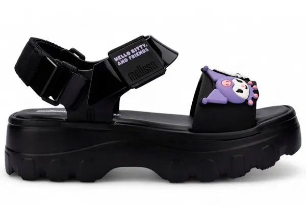 Melissa Kick Off Platform Sandals With Hello Kitty And Friends Embellishment