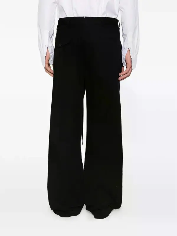 ANN DEMEULEMEESTER Drawstring-side Trousers