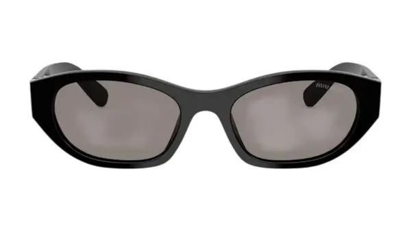 Miu Miu Narrow Frame Sunglasses - Black
