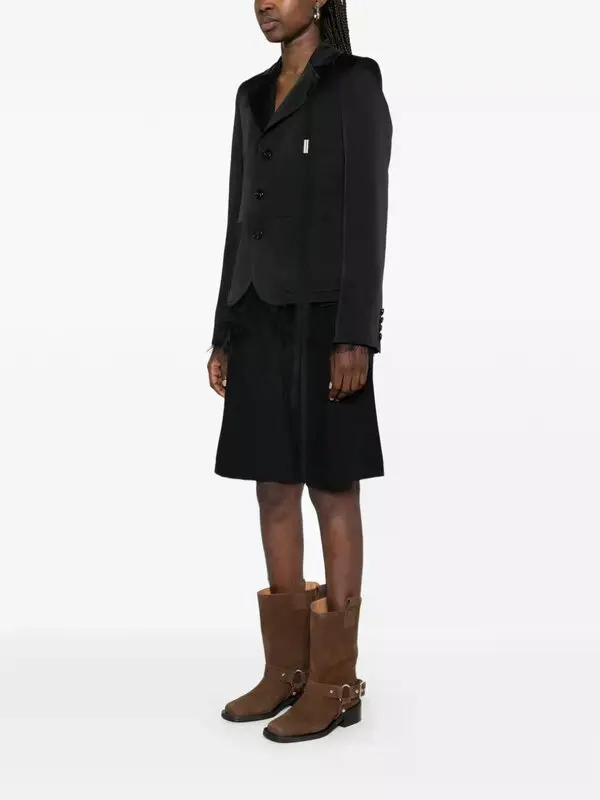 ANN DEMEULEMEESTER Lexa Raw-edge Strap Detail Jacket