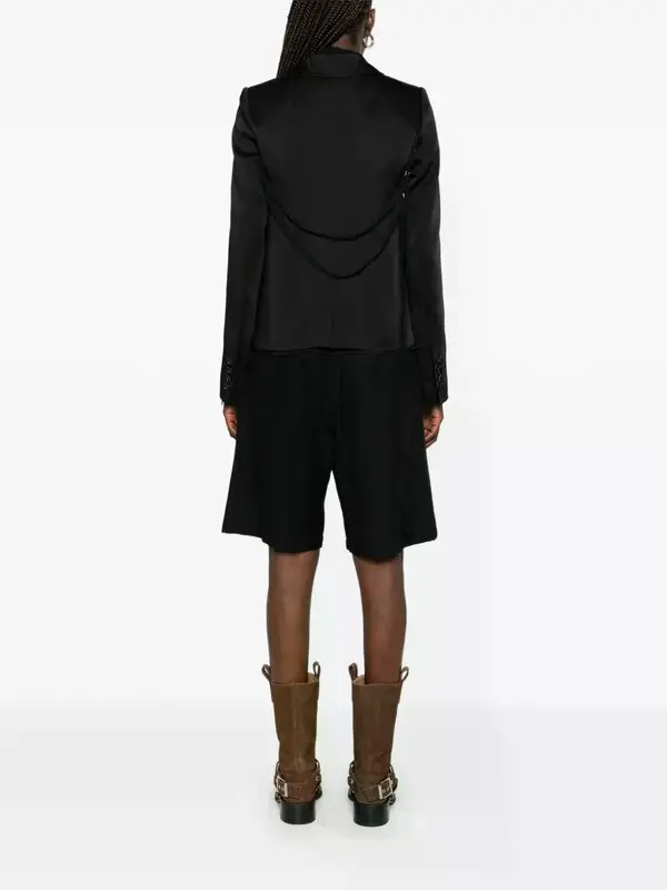 ANN DEMEULEMEESTER Lexa Raw-edge Strap Detail Jacket