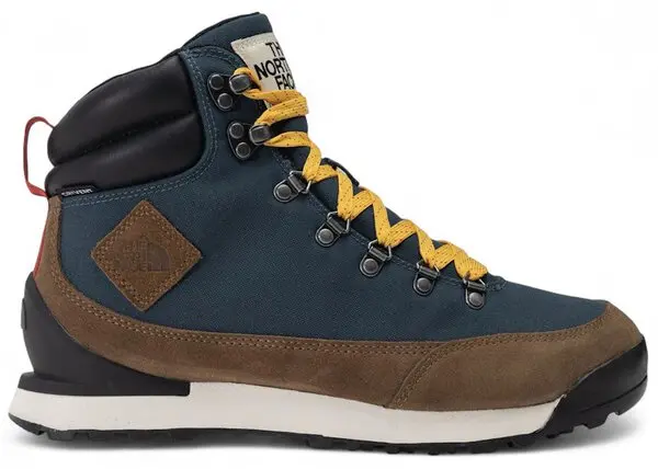 The North Face Back To Berkeley Iv Waterproof Hiking Boots - Shady Blue/monks Robe Brown