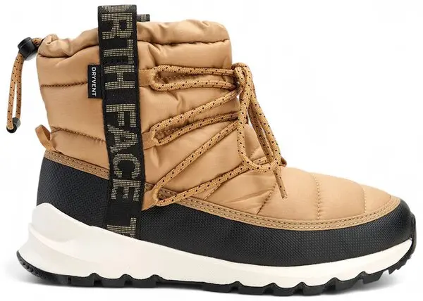 The North Face Thermoball Lace Up Waterproof Boots - Almond Butter/black
