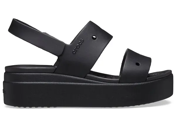 CROCS Brooklyn Platform Sandals - Black