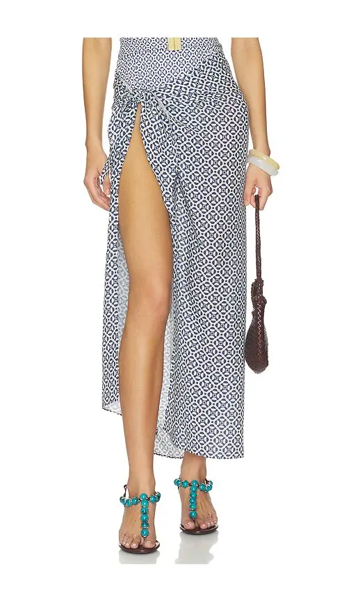 LA PORTE Flyn Pareo Printed Voile