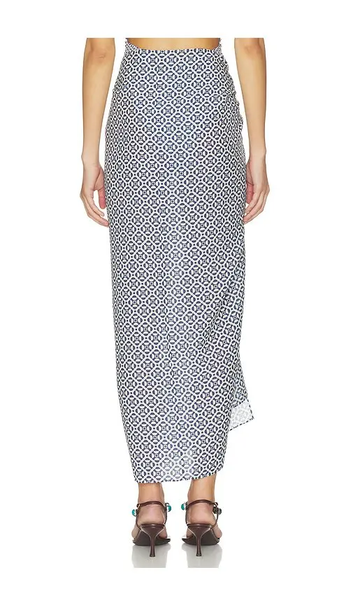 LA PORTE Flyn Pareo Printed Voile