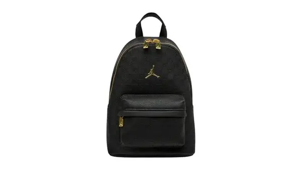 JORDAN Air Monogram Backpack - Black/gold