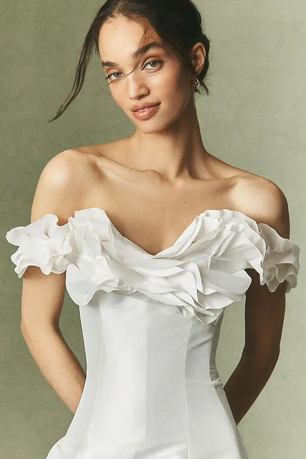 Jenny Yoo Taffeta Ball Gown
