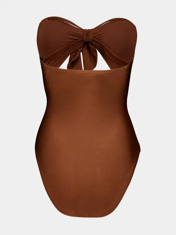 Zimmermann Aster Swimsuit - Brown