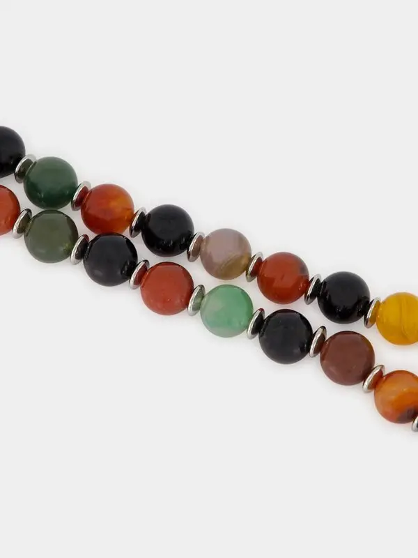 JULIETTA Mavis Agate Beaded Necklace - Multicolour
