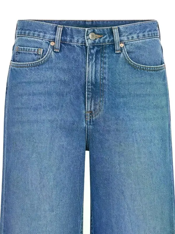 Sisley Logo Patch Jeans