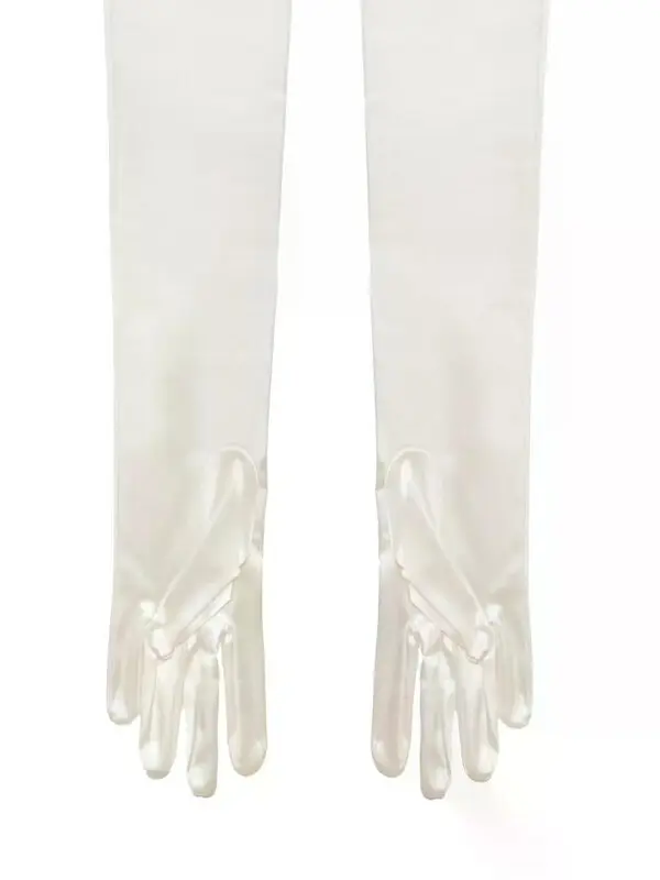 ROOM76 Opera Satin-finish Gloves - White