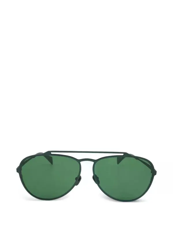 Yohji Yamamoto Pilot Frame Sunglasses - Green