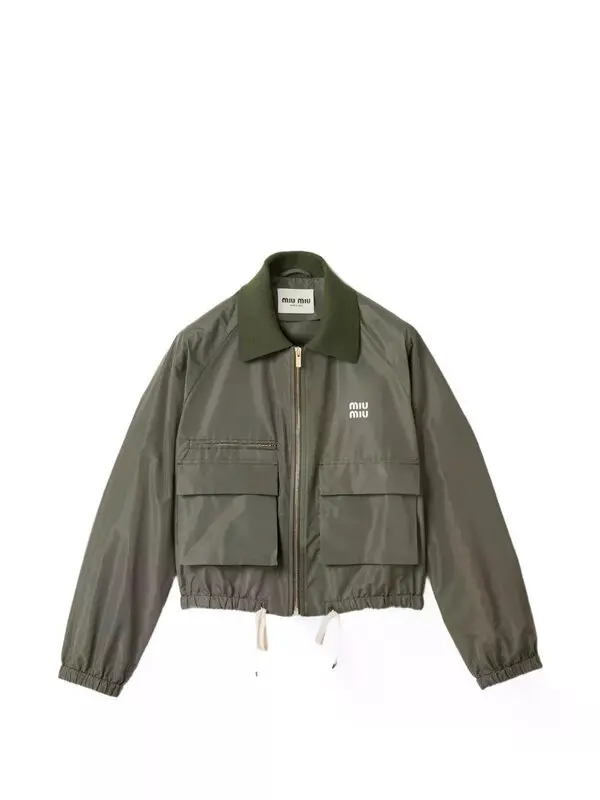 Miu Miu Technical Fabric Blouson Jacket