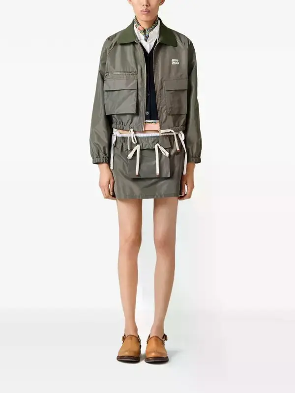 Miu Miu Technical Fabric Blouson Jacket