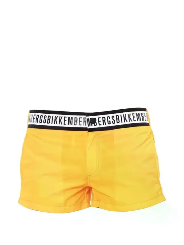 BIKKEMBERGS Logo Print Swim Shorts