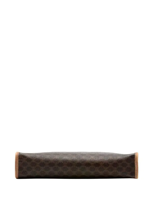 Celine Macadam Coated Canvas Clutch Bag