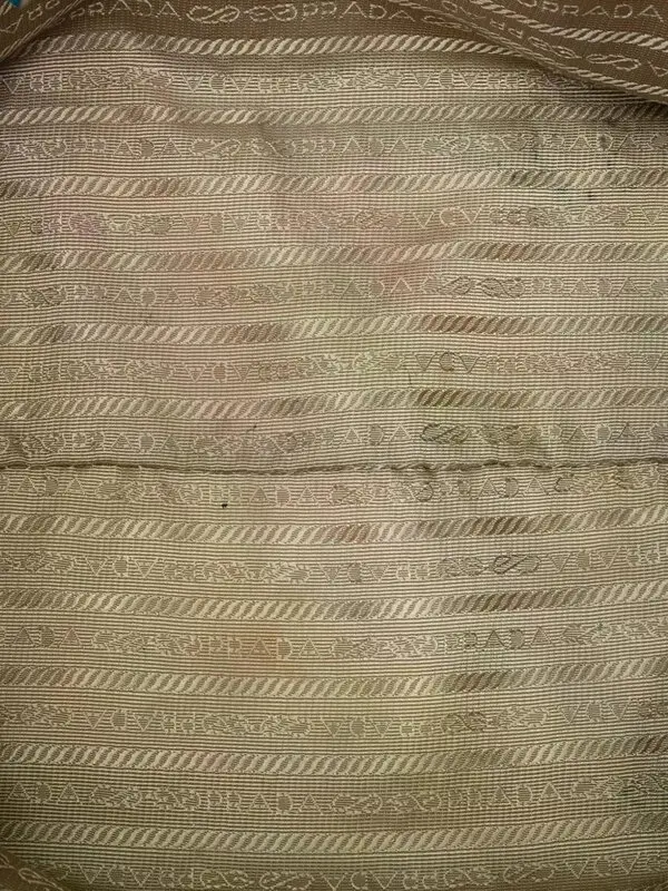 Prada Canvas Canapa Logo Tote Bag