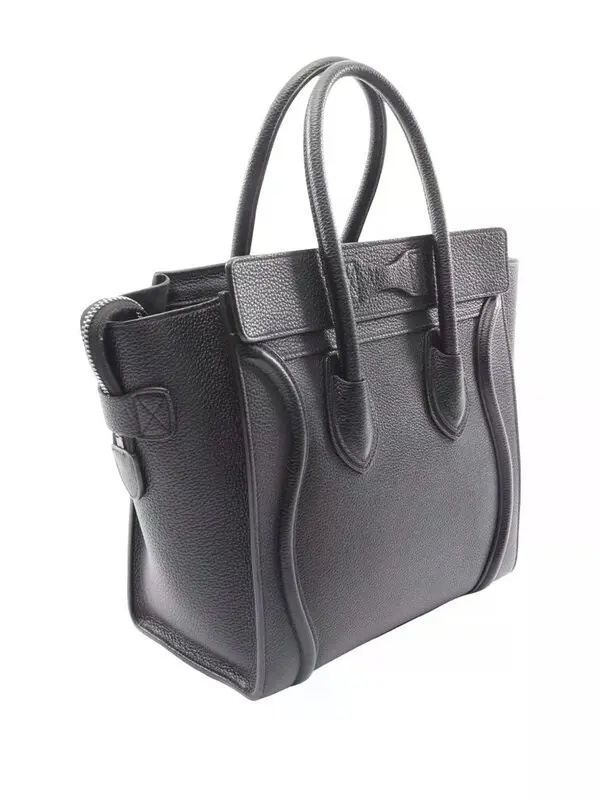 Celine Micro Luggage Tote - Black