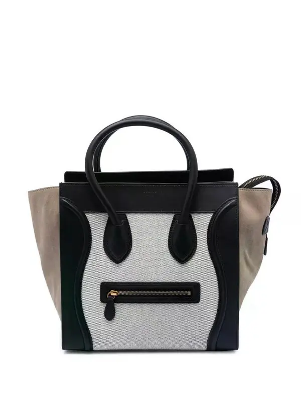 Celine Mini Luggage Tote Bag - Grey