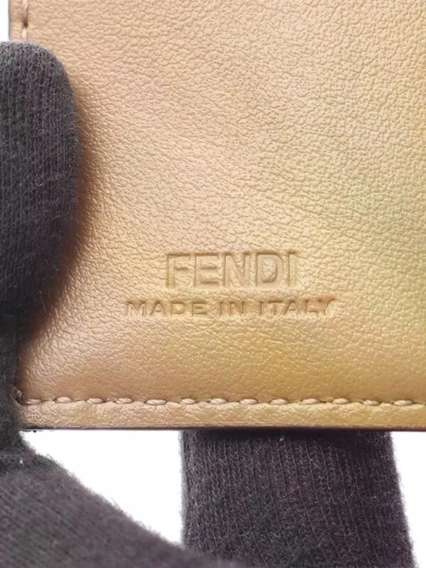 Fendi 2010-2026 Zucca Baguette Trifold Wallet Small Wallets