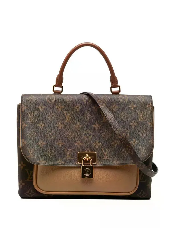 LOUIS VUITTON Monogram Marignan Satchel - Brown