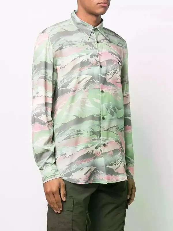 DIESEL® Cl-s-tucker Camouflage Shirt