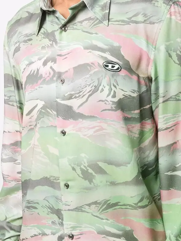 DIESEL® Cl-s-tucker Camouflage Shirt
