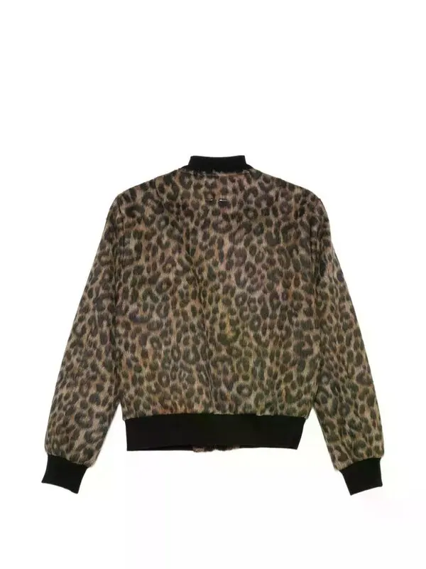 Barbara Bui Leopard-print Bomber Jacket