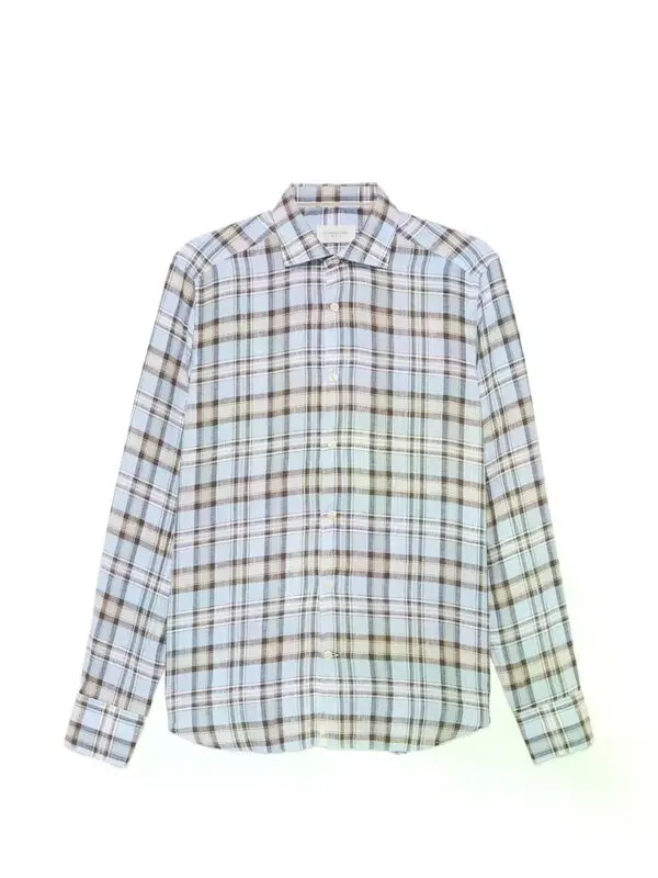 TINTORIA MATTEI 954 Plaid Long-sleeve Shirt