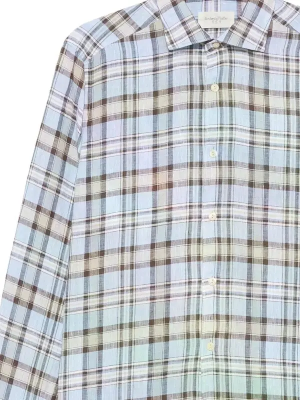TINTORIA MATTEI 954 Plaid Long-sleeve Shirt