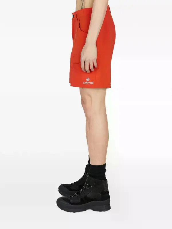 OSTRYA Logo Print Shorts