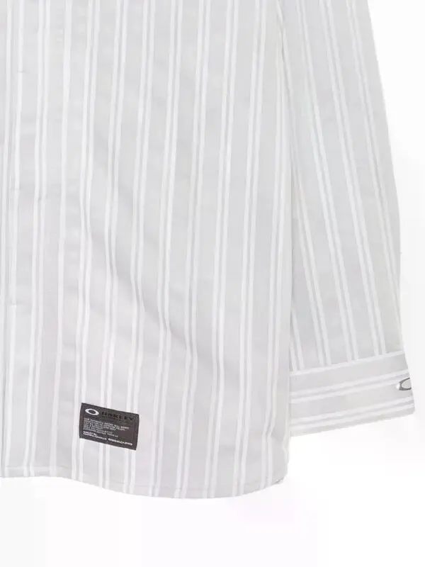 Oakley Vertical-stripe Band-collar Shirt