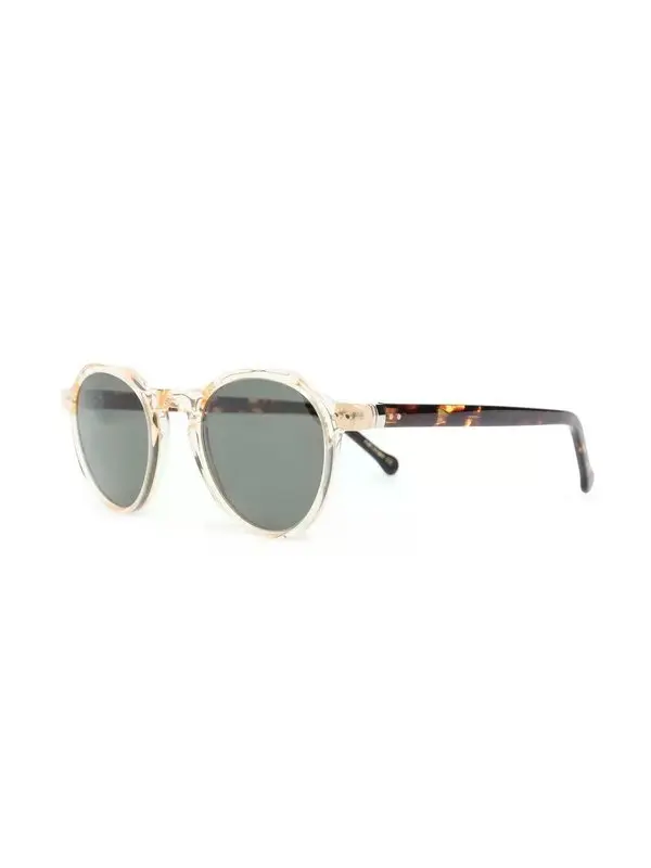 LESCA Tortoiseshell-effect Sunglasses