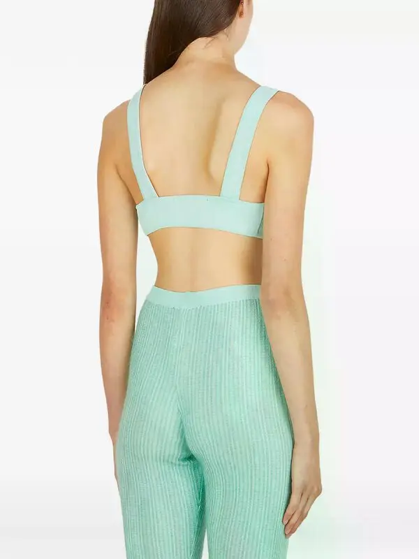 MARCO RAMBALDI Sweetheart Neck Cropped Top